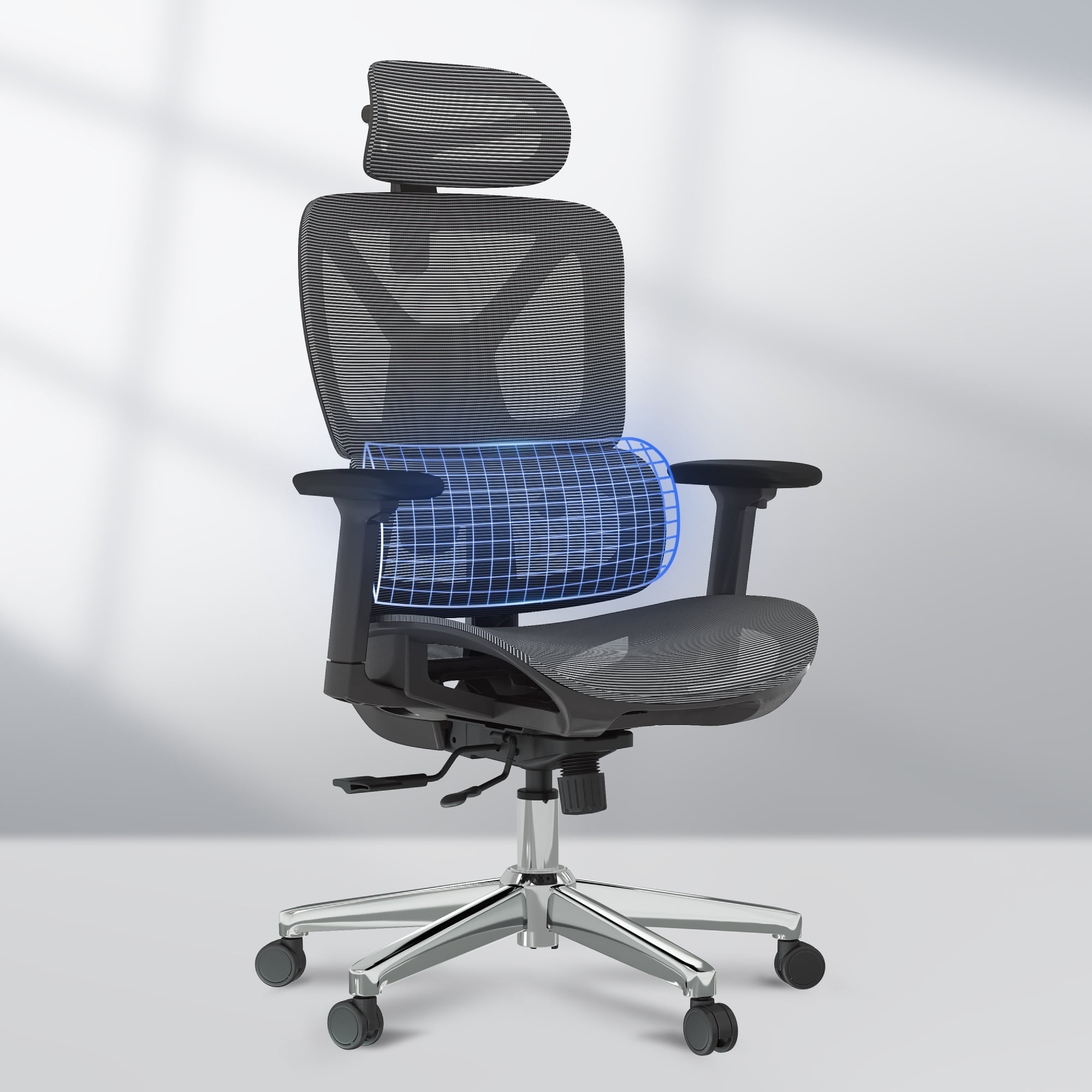 FLEXISPOT Premium Ergonomic Office Chair - Adjustable 3D Armrests ...