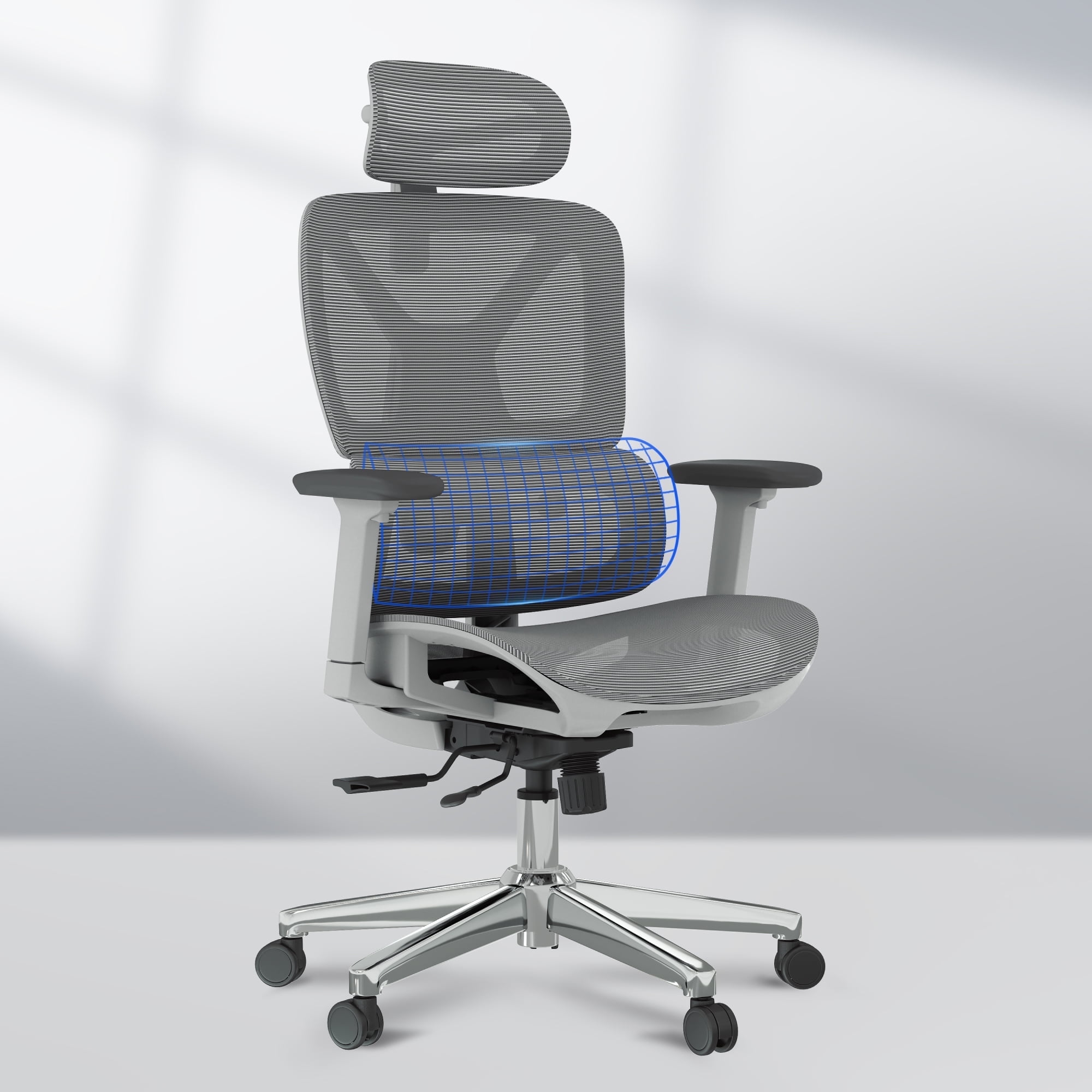 FLEXISPOT Premium Ergonomic Office Chair - Adjustable 3D Armrests ...