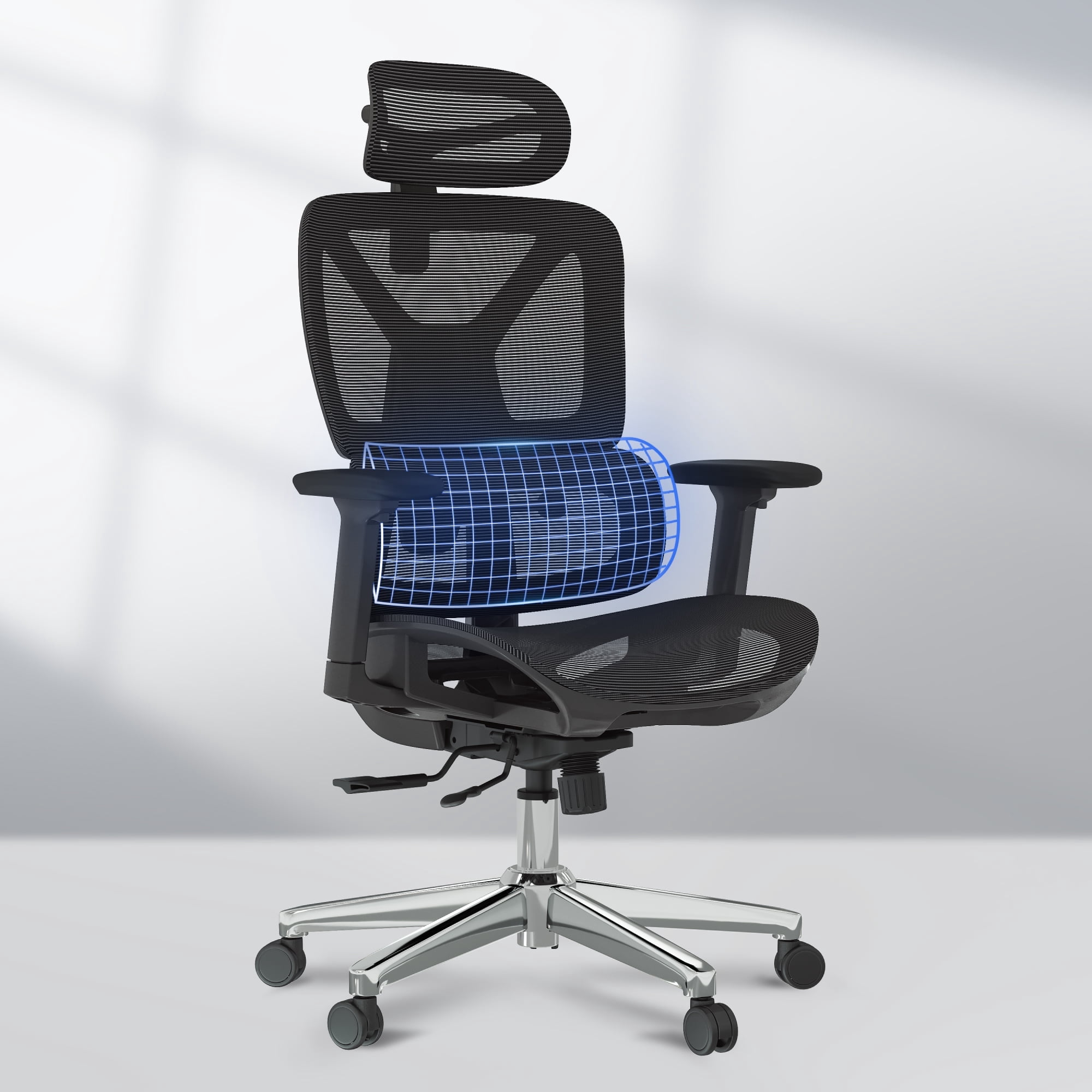 FLEXISPOT Premium Ergonomic Office Chair - Adjustable 3D Armrests ...