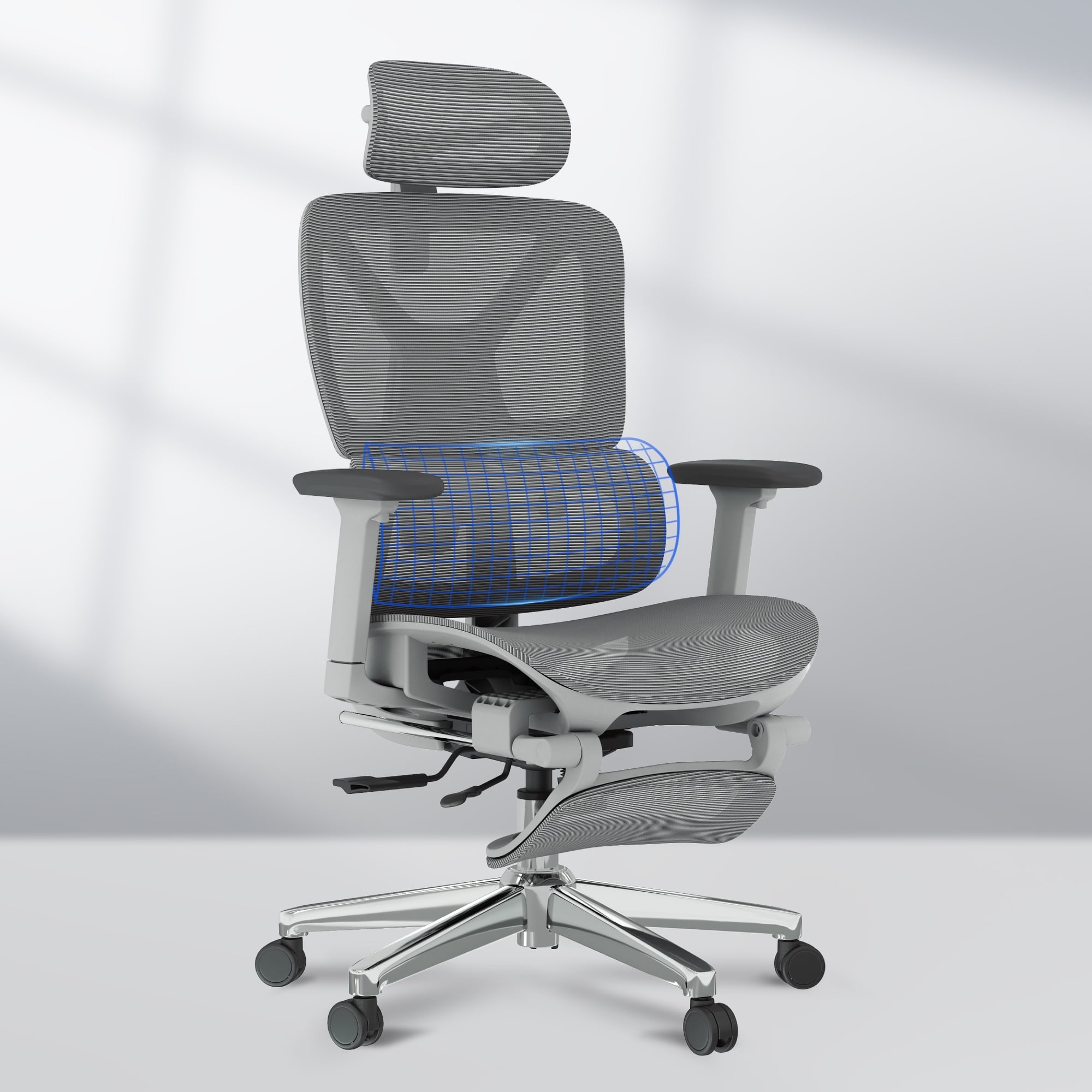 FLEXISPOT Premium Ergonomic Office Chair - Adjustable 3D Armrests ...