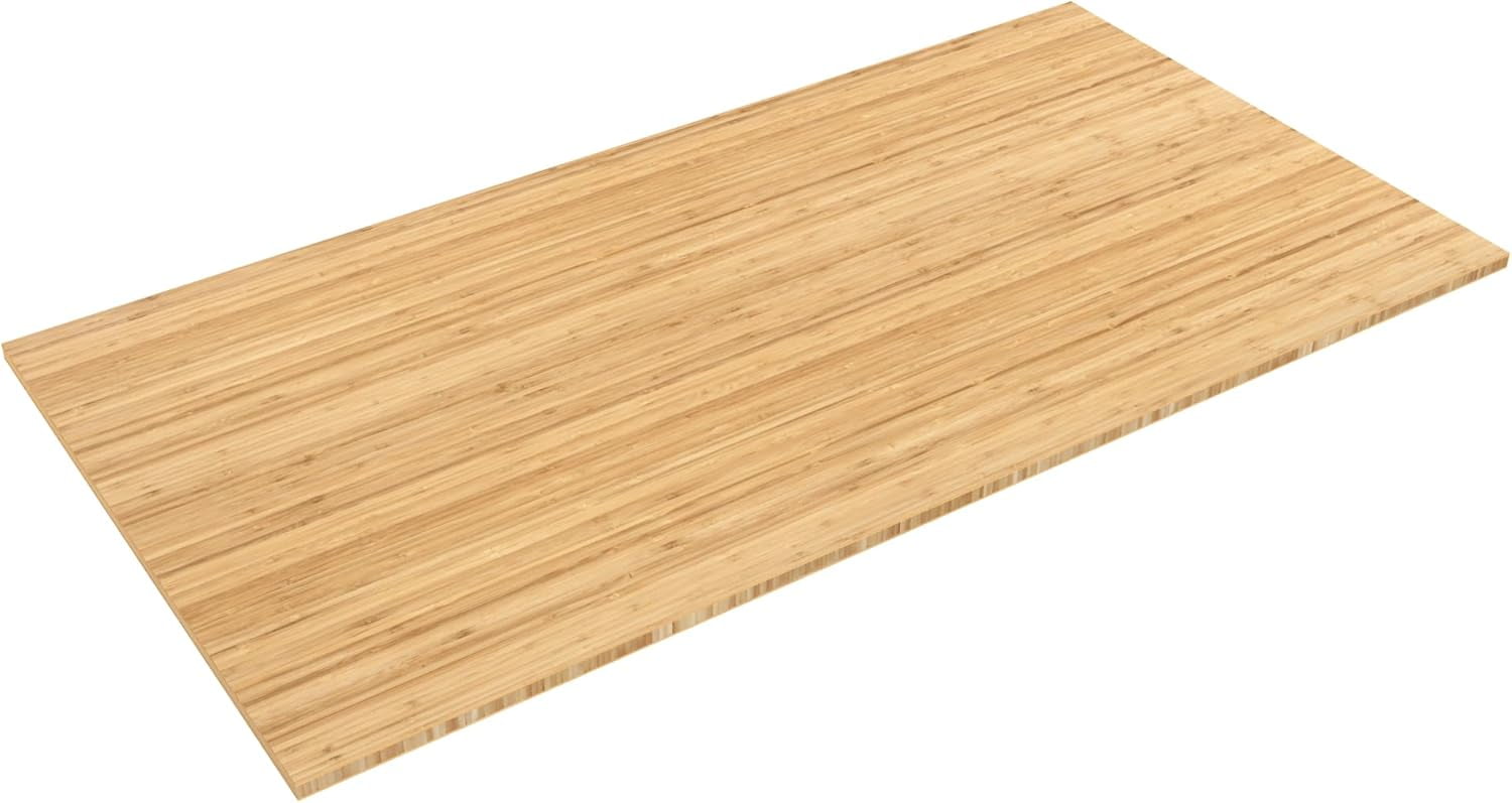 FLEXISPOT Whole Piece Bamboo 60"x30" Desktop Height Adjustable Desk ...