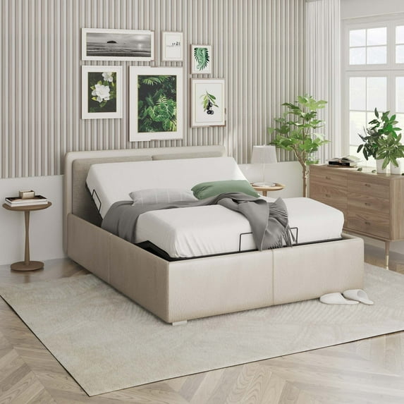 FLEXISPOT Queen Adjustable Bed Frame Base, Electric, Zero Gravity, Anti ...