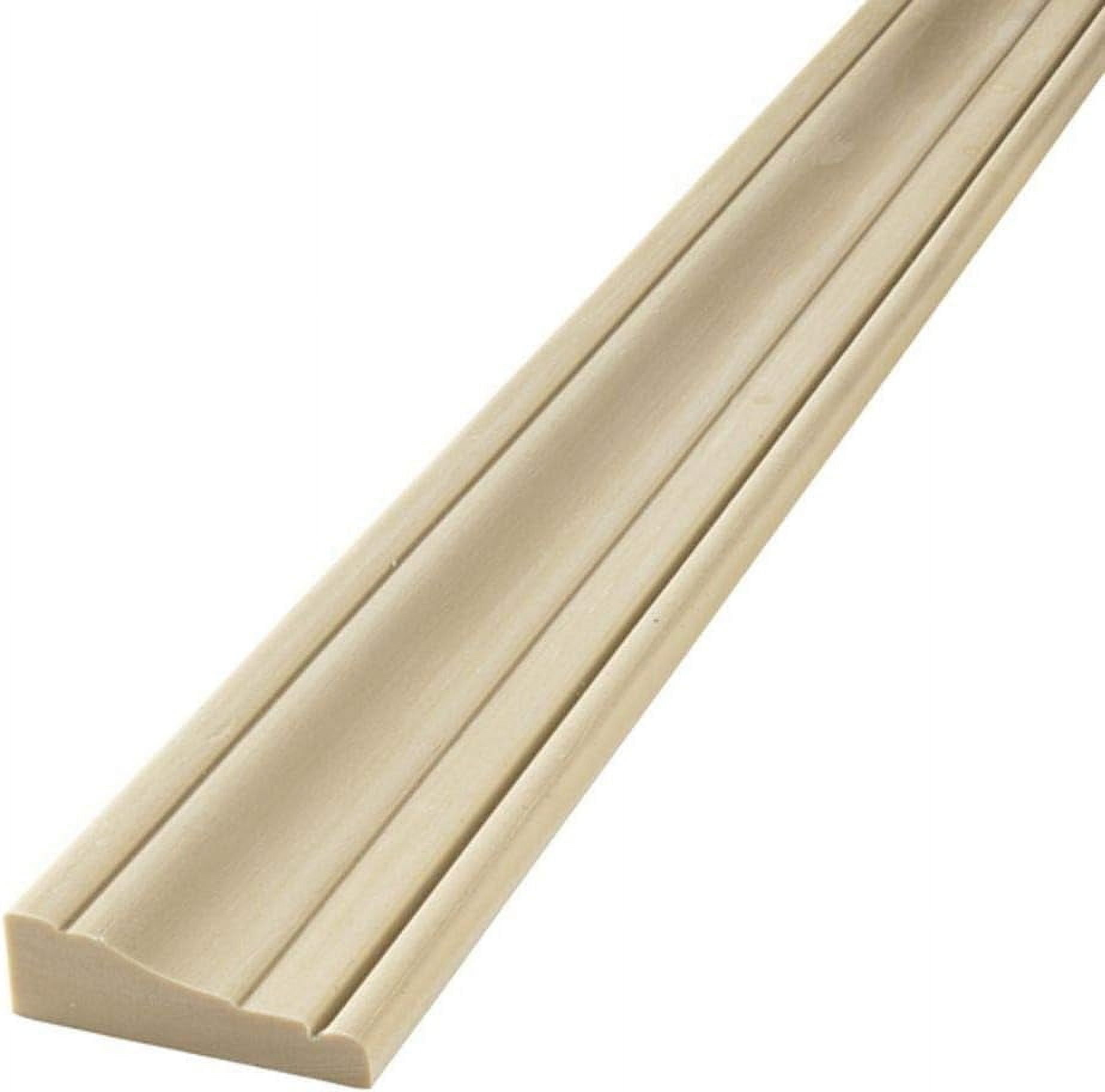 FLEXTRIM #376 Beaded Flexible Casing Molding: 11/16" Thick x 2.25" Wide - Precurved to fit Half ...