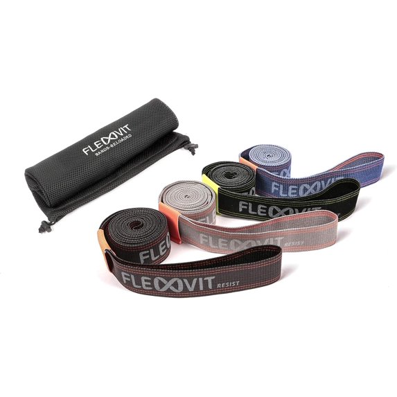 FLEXVIT Resist Band (78” Length) - Professional Grade Fabric Resistance ...