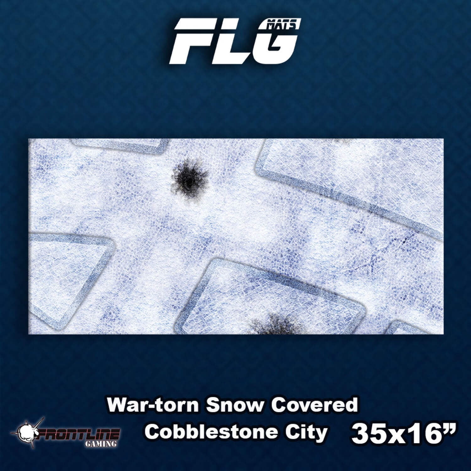 FLG Mats: War-torn Snow Covered Cobblestone City 1 - Walmart.com
