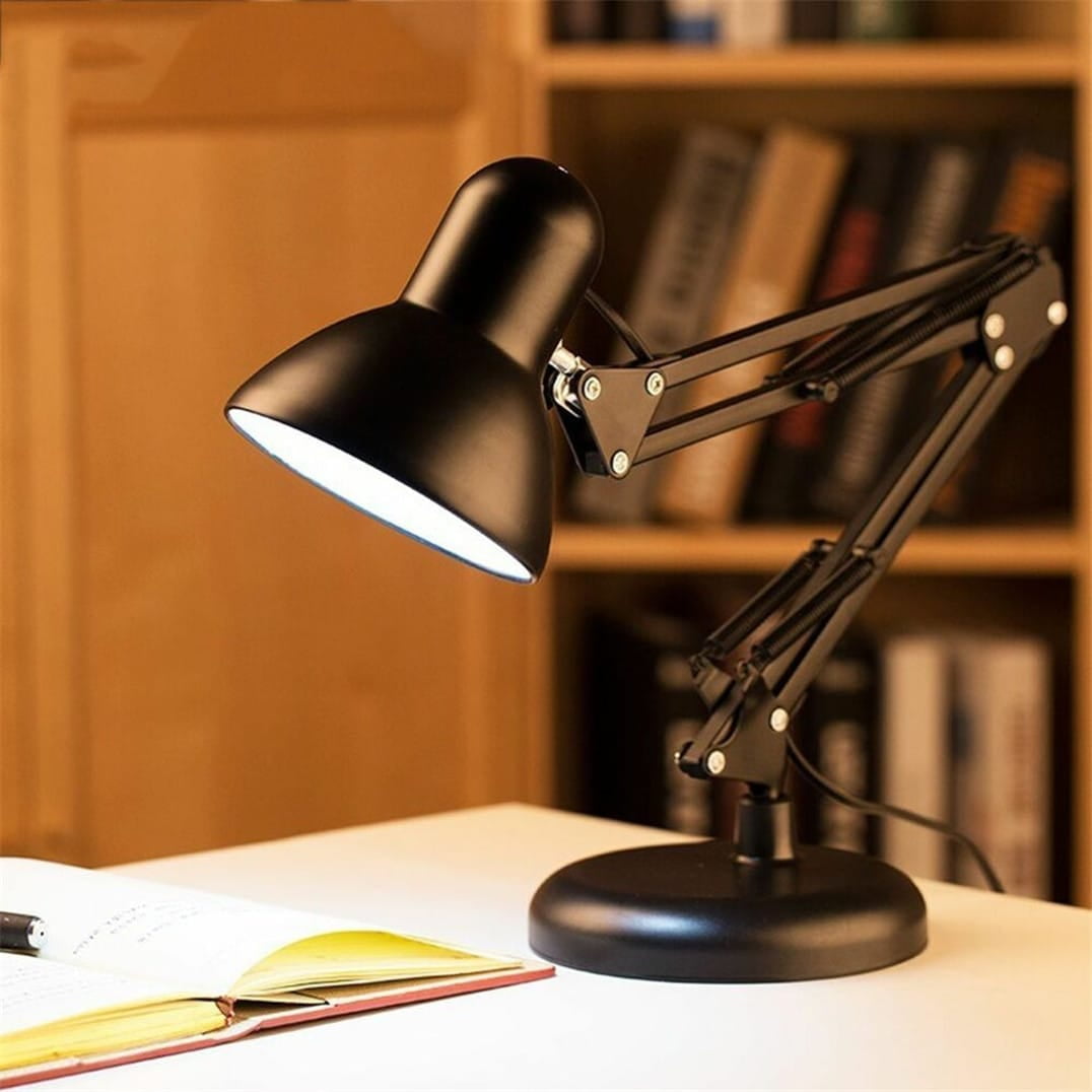 FLIP TRADE INC Heavy Base Architect Spring Balanced Swing Arm Desk Lamp ...