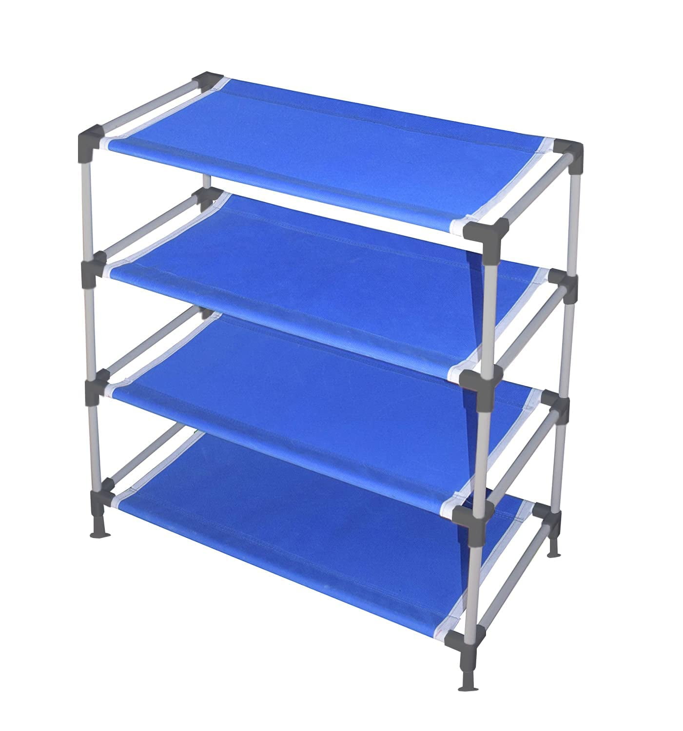 FLIPZON Multipurpose Foldable Shoe Rack Cabinet Organiser 4 Shelves ...