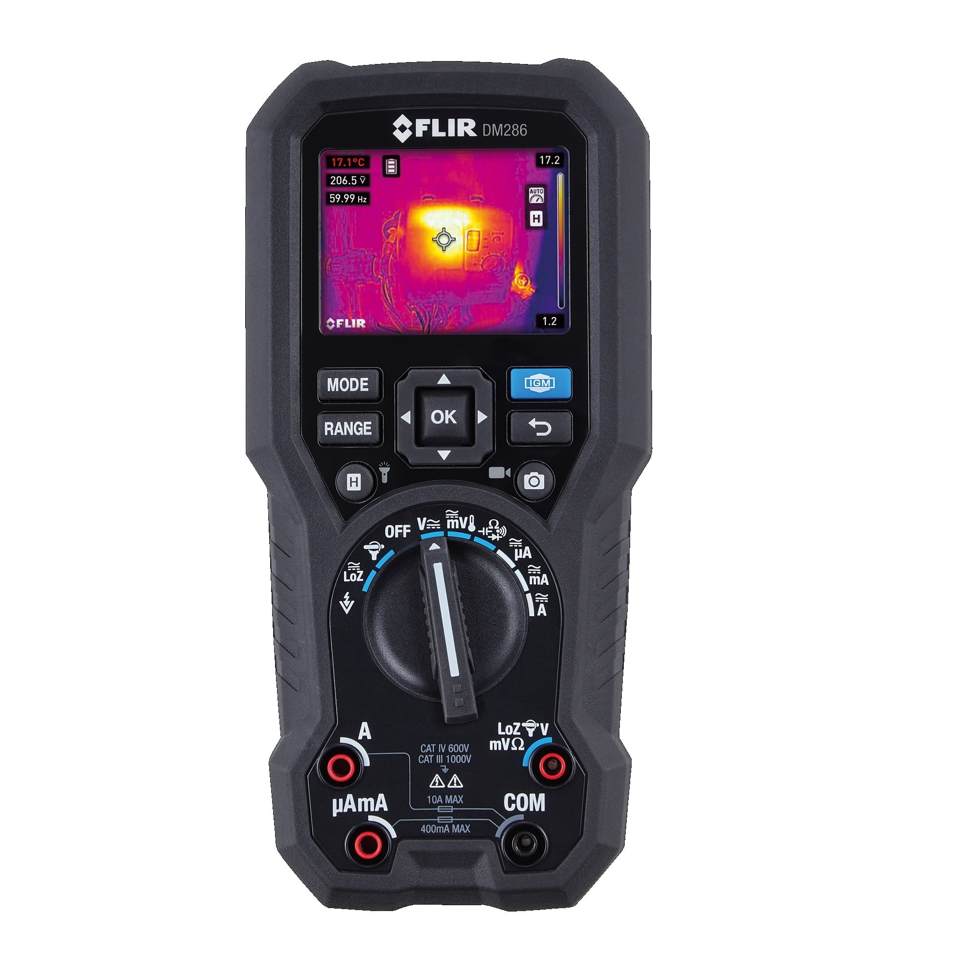FLIR DM286 Industrial Grade Thermal Imager and Multi-Meter for ...