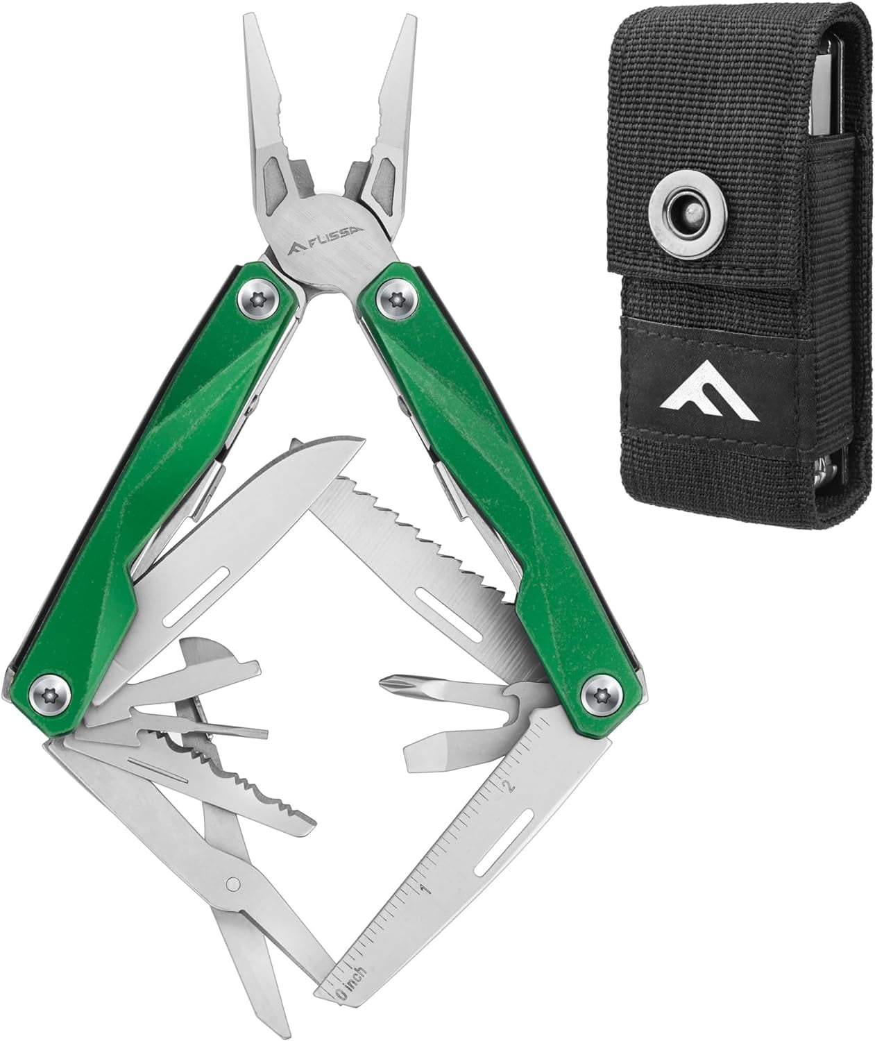 FLISSA Multitool, 16-in-1 Stainless Steel Multi Tool, EDC Multitool ...
