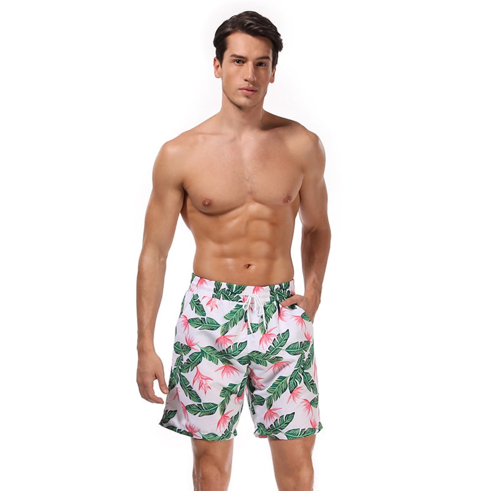 FLMEI Family Swimsuits Family Swim Trunks for Baby Kids Dad Print ...