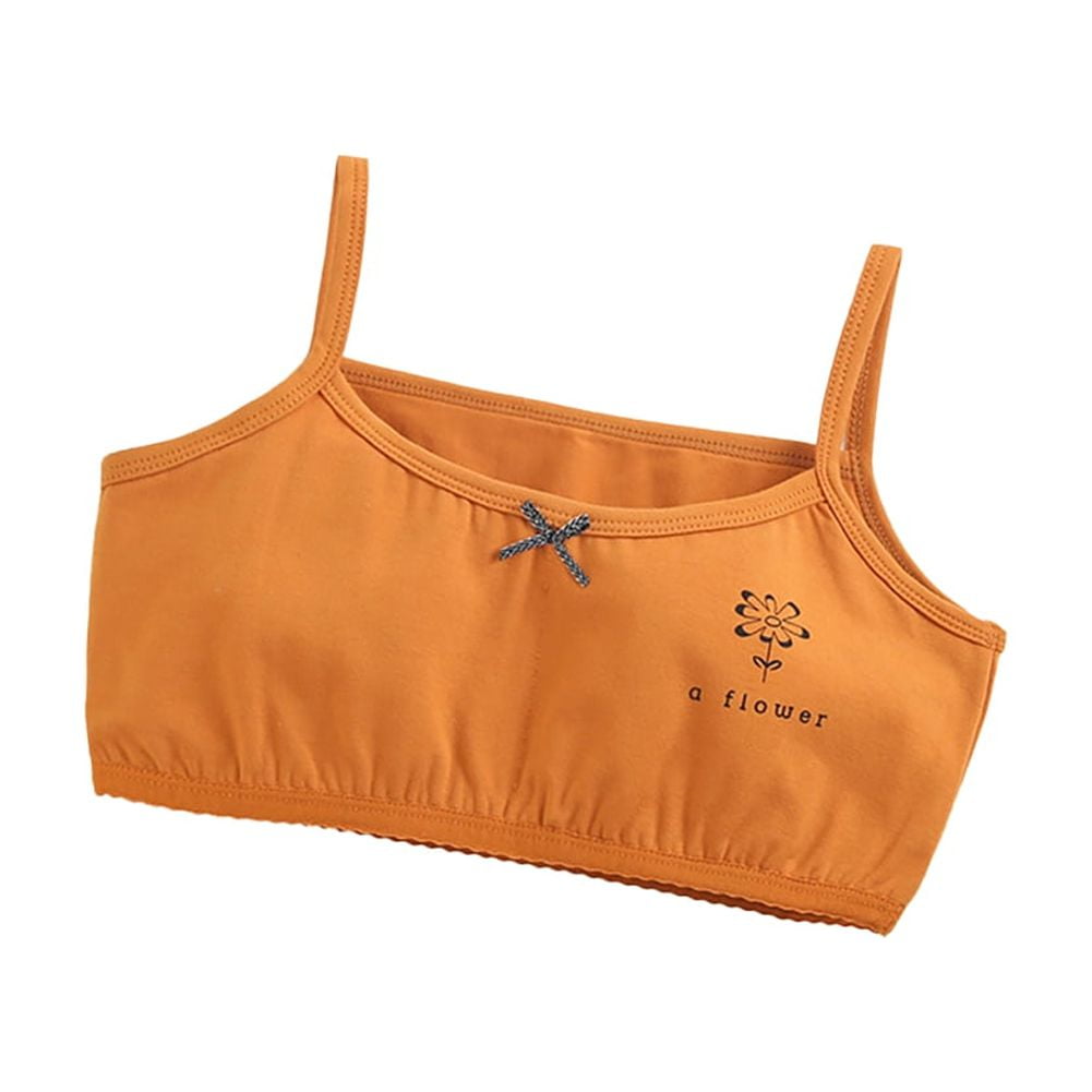 FLMEI Kids Training Bras for Girls Sports Bras Cotton Sports Underwear ...