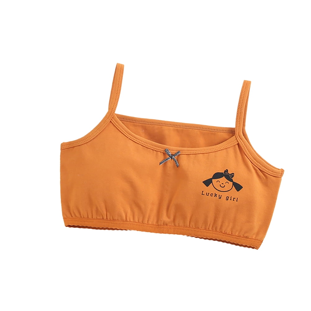 FLMEI Kids Training Bras for Girls Sports Bras Cotton Sports Underwear ...
