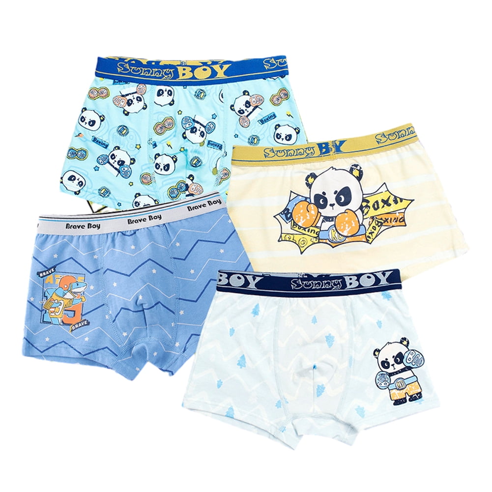 FLMEI Toddler Boys Underwear Cotton Boxer Briefs 2-18 Years Soft ...