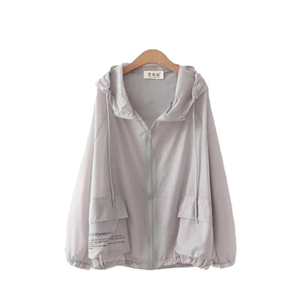 Chenyin Womens Sun Protection Jacket Summer UV Rashguard Hooded Sun ...