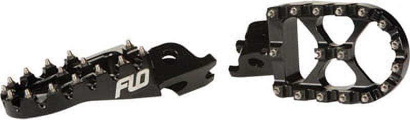 FLO MOTORSPORTS Pro Series Foot Pegs Black FPEG-792BLK - Walmart.com