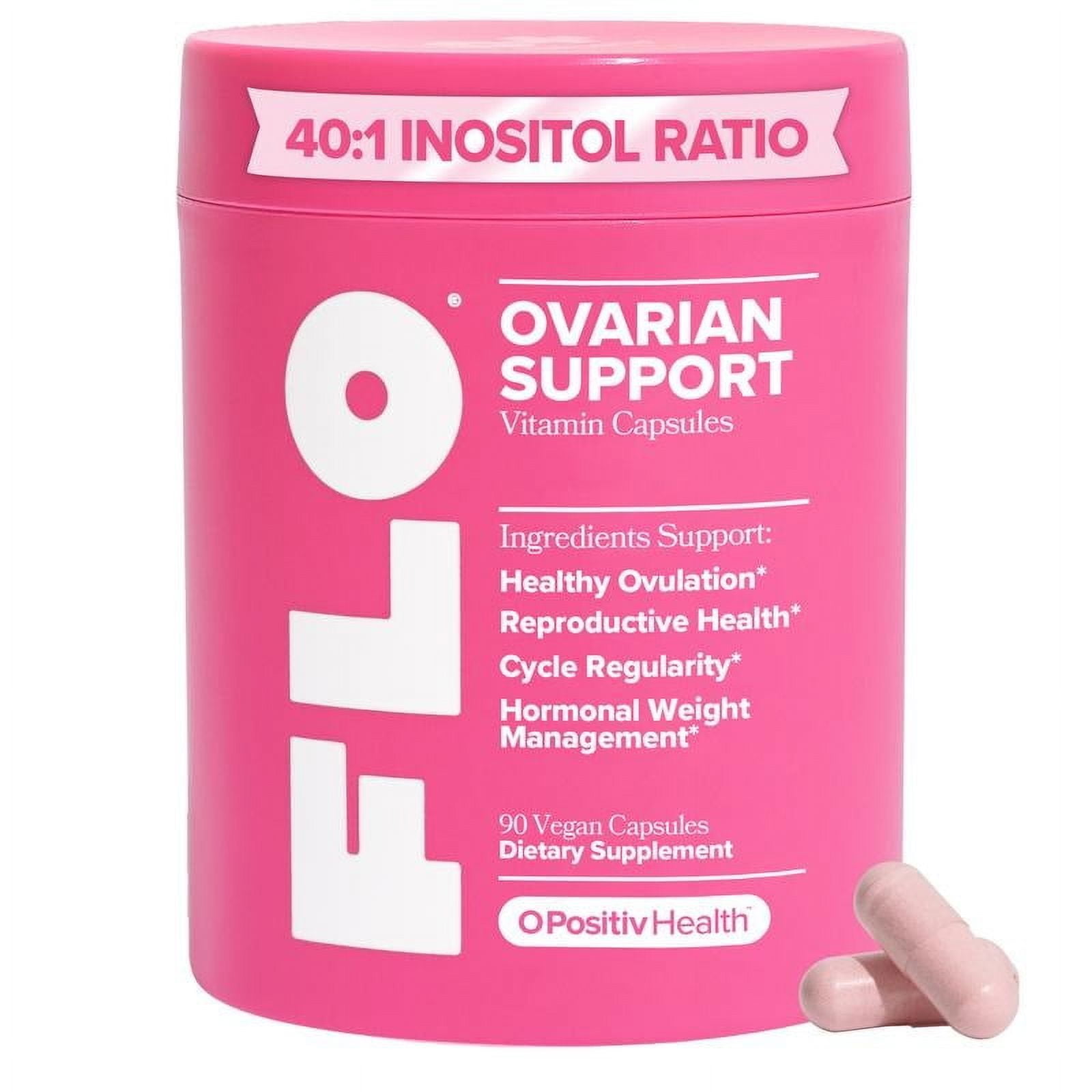 FLO Ovarian Health Support-Cycle Regularity - 90 Counts -3 Caps/Day ...