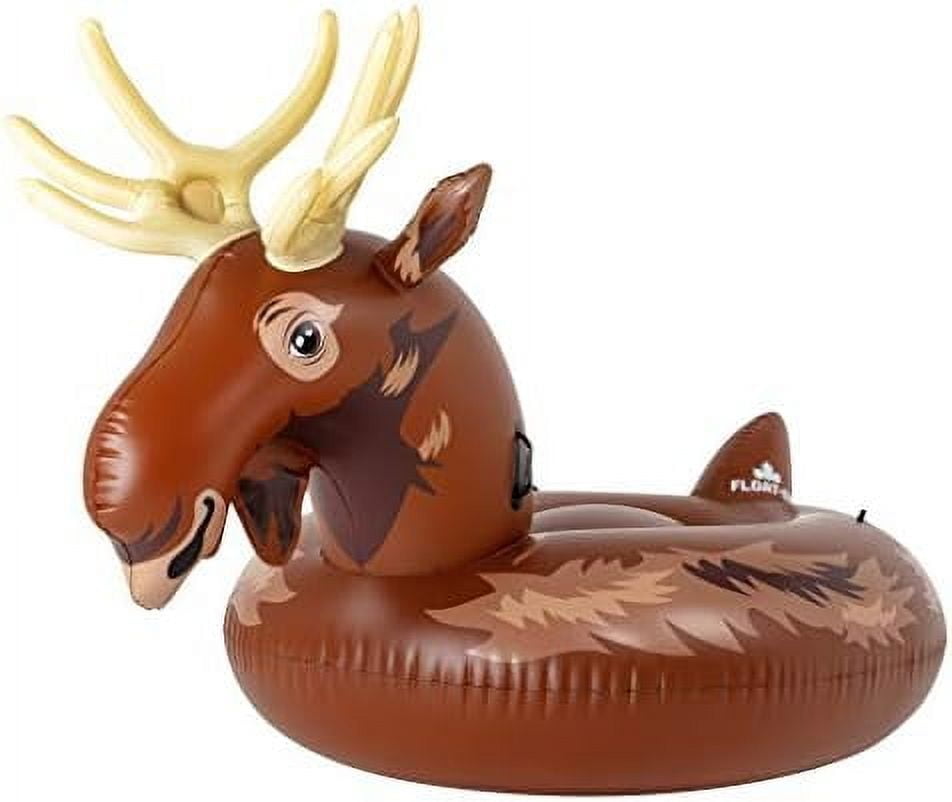 FLOAT-EH Moose Pool Float for Adults - Beach Floats are Thick, Durable, and Vinyl Designed ...