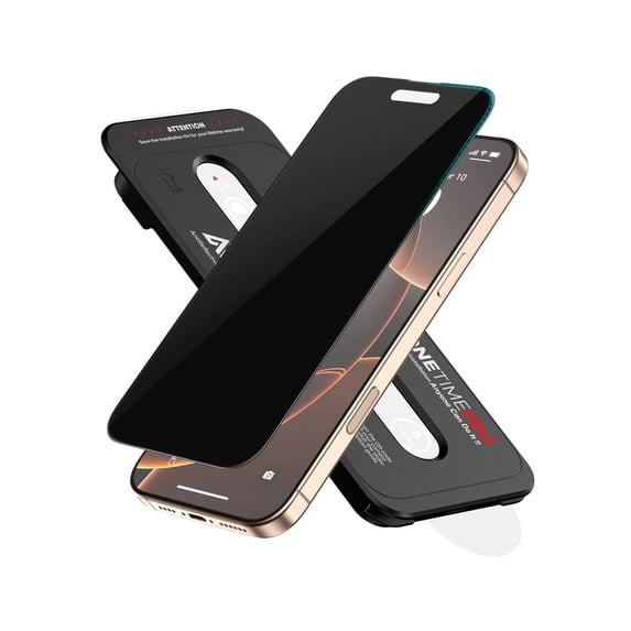 FLOLAB NanoArmour ONETIME PRO for iPhone 16 Pro Privacy Screen ...