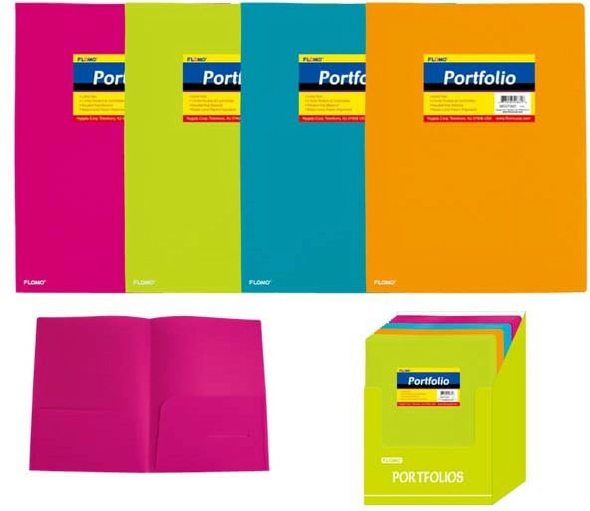 Poly Portfolio Folder with Two Inner Pockets (Style #28D) Case Pack 48 ...