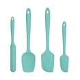 FLONOZZ Silicone Scraper Set Of 4, Cake Scraper Heat-Resistant ...