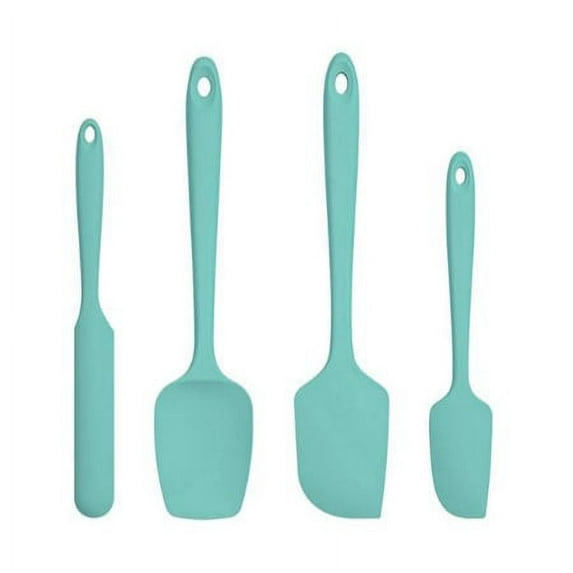 FLONOZZ Silicone Scraper Set Of 4, Cake Scraper Heat-Resistant ...