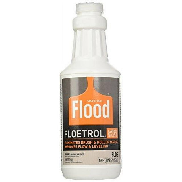 FLOOD/PPG FLD6-04 Water-Based Floetrol Paint Additive (1 Quart ...