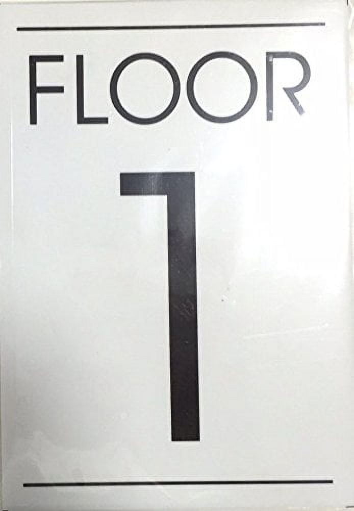FLOOR 1 SIGN (WHITE) - Walmart.com