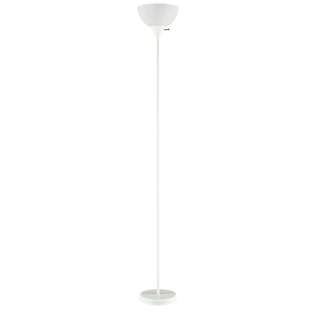 Mainstays 71" White Floor Lamp, Modern Design - Walmart Business Supplies