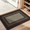 FLOORHUG Modern Striped Door,Gray ,TPR Non-slip Backing Indoor Floor ...