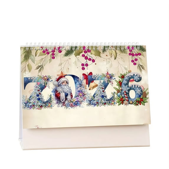 FLOPESN 2026 DIY Diamond Art Desk Painting Calendar,Creative Design ...