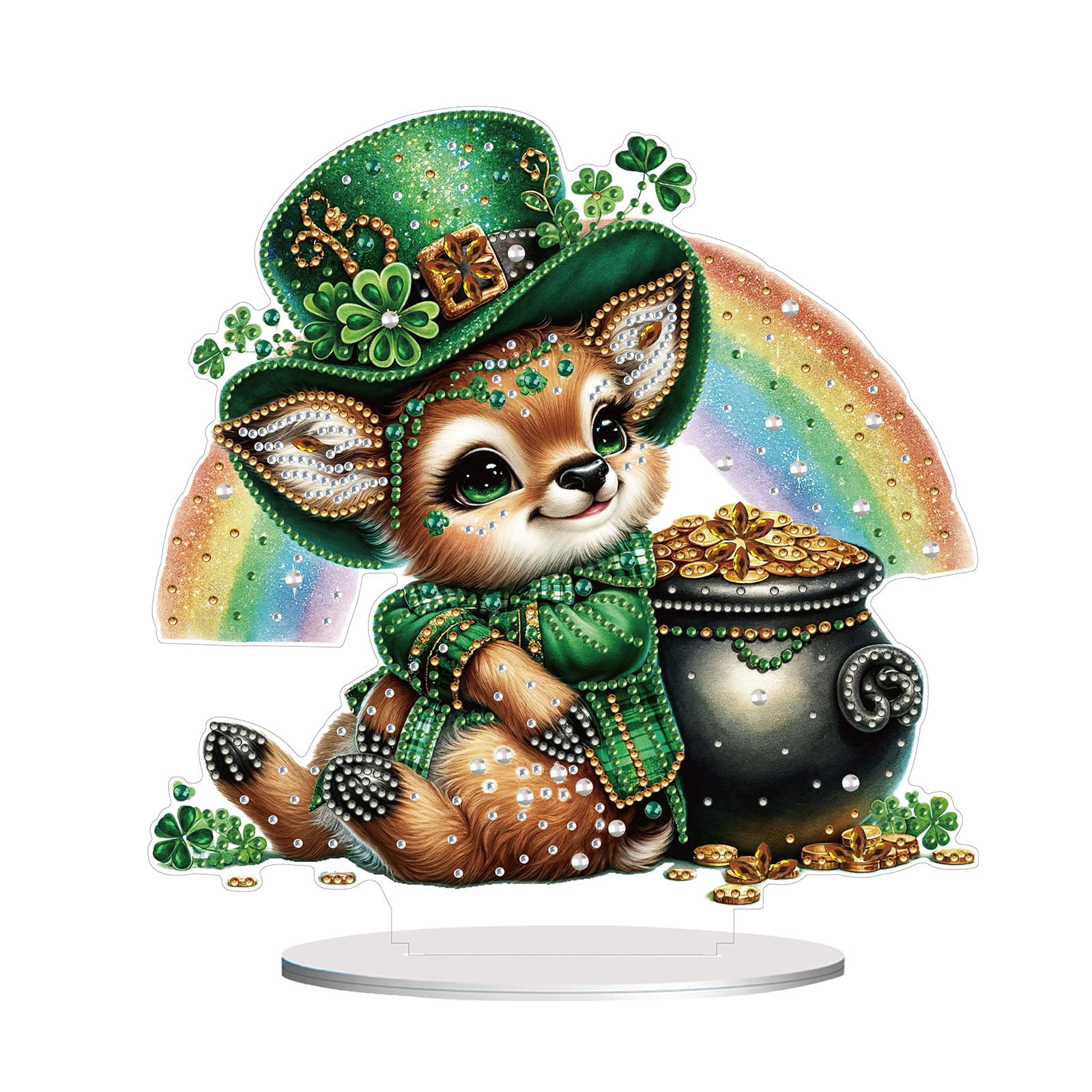 FLOPESN Animal Shimmer DIY Diamond Art Painting Desktop Ornament, St ...