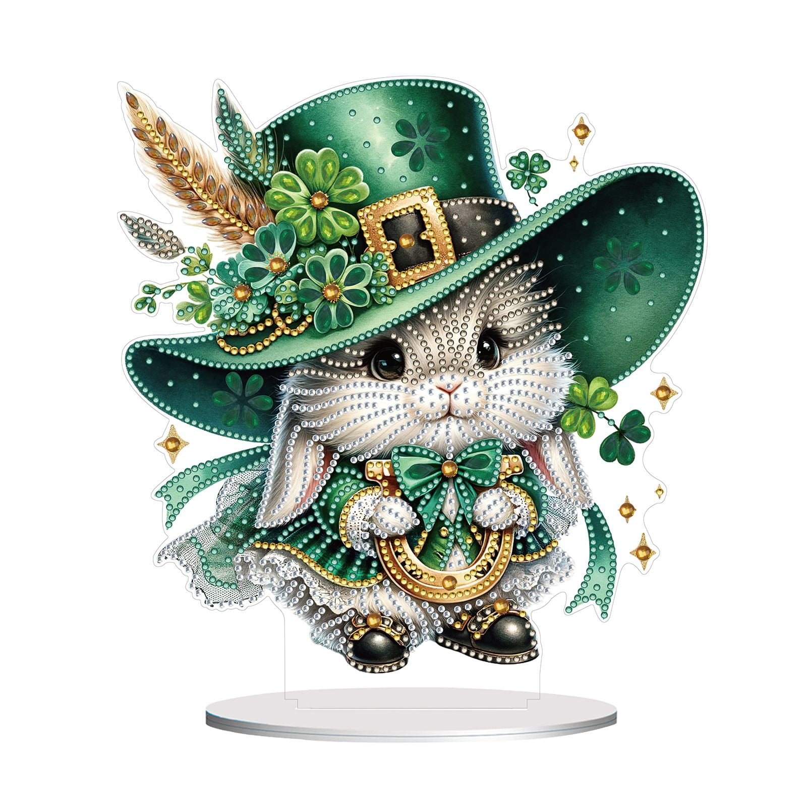 FLOPESN Animal Shimmer DIY Diamond Art Painting Desktop Ornament, St ...