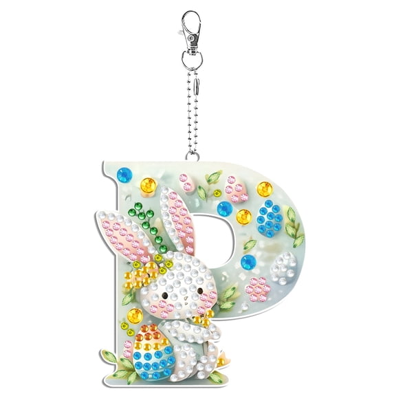 FLOPESN DIY Diamond Art Painting Easter Bunny Egg Letters Acrylic ...