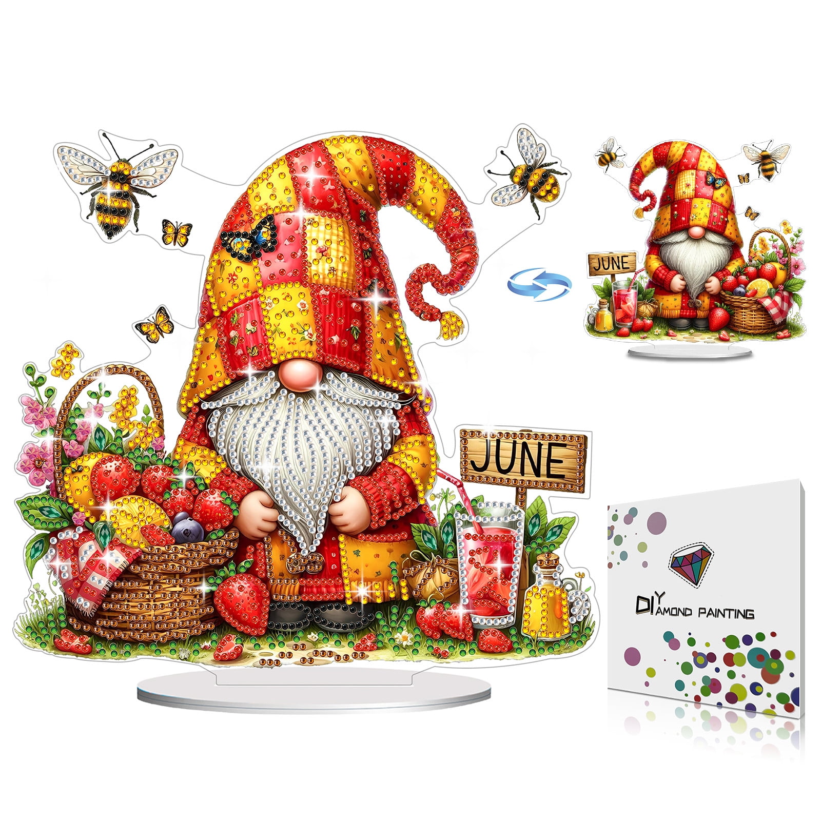 FLOPESN DIY Diamond Art Painting Kits Monthly Goblin Bithday Holiday ...