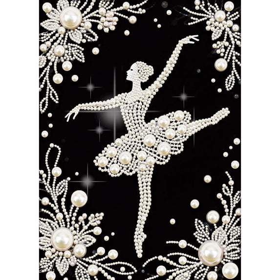 FLOPESN DIY Gemstone Pearl Diamond Art Painting Kit, 9.84X13.78in ...