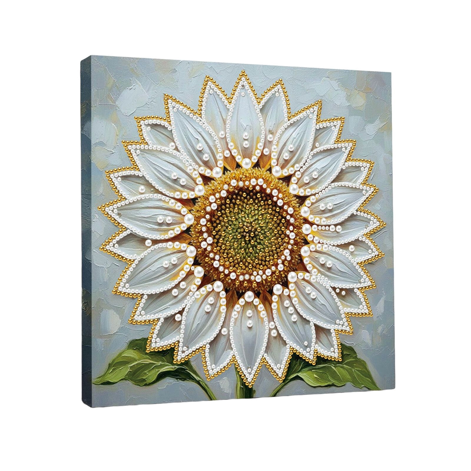 FLOPESN DIY Pearl Painting with Frame,Self-Adhesive, Healing, Stress ...