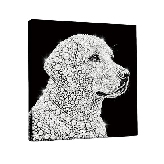 FLOPESN Dog Special Shape 3D DIY Pearl Painting Kits with Frame ...