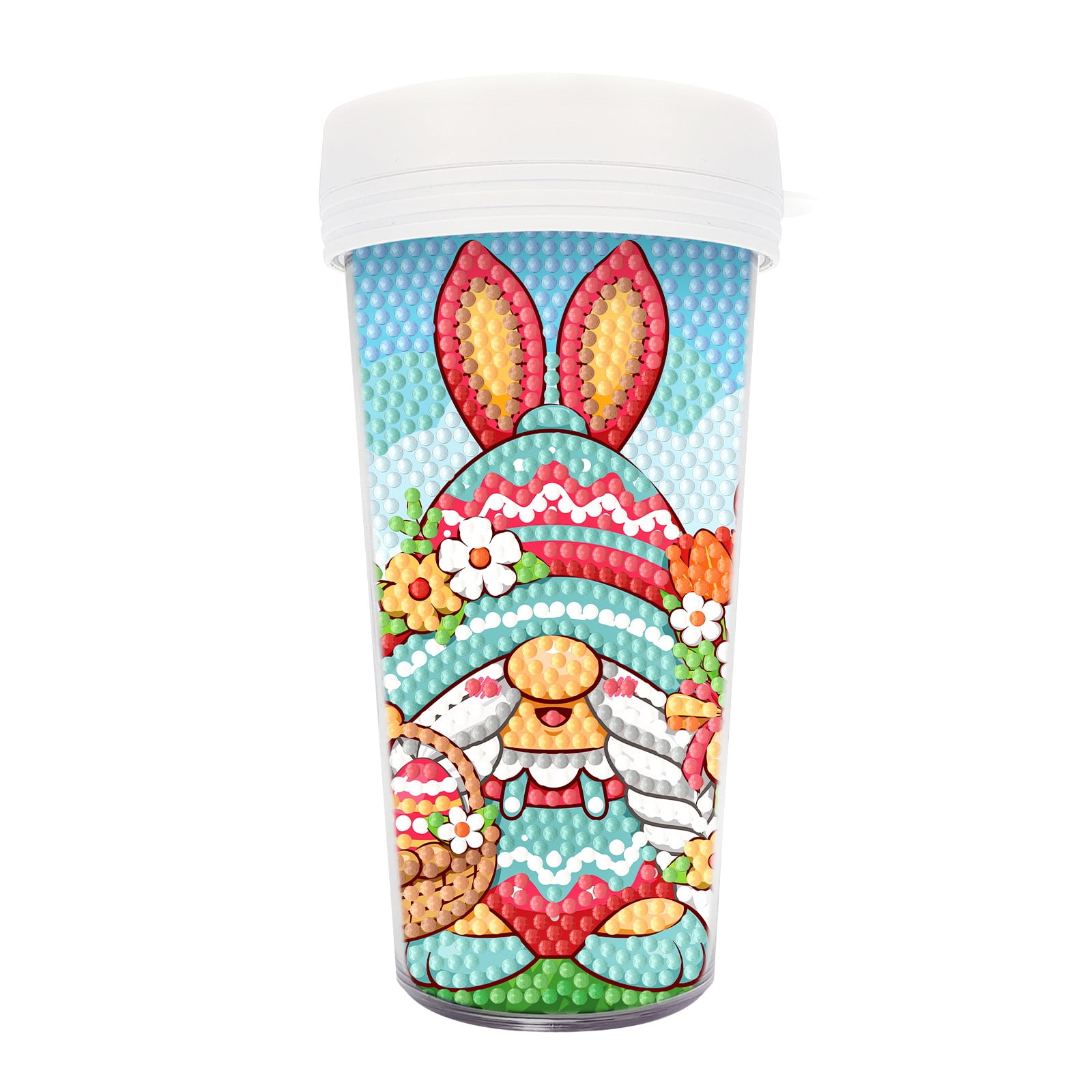 FLOPESN Easter Bunny Egg Diy Diamond Art Painting Cup, Diamond Painting ...