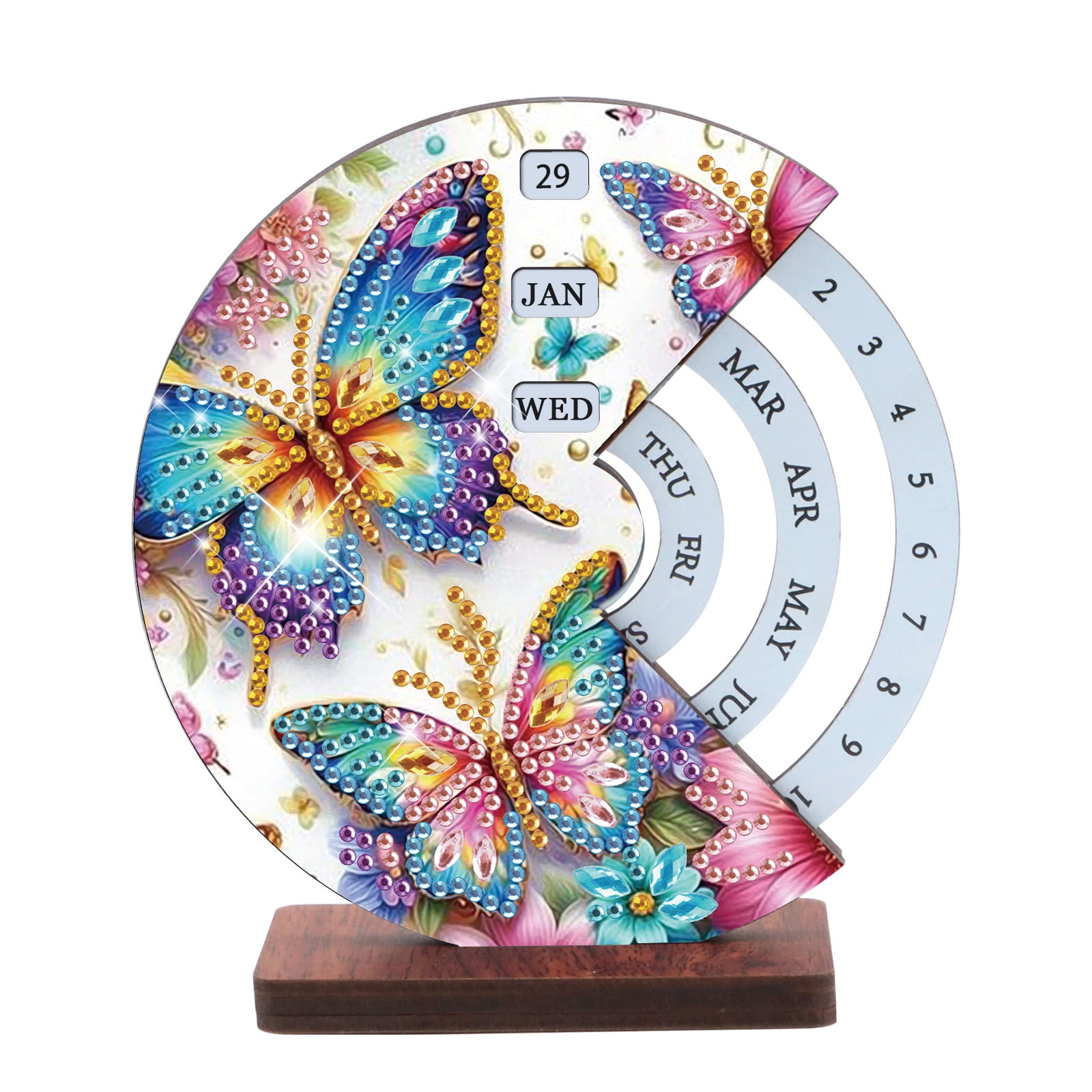 FLOPESN Permanent Calendar DIY Diamond Art Painting Kits Ornaments ...