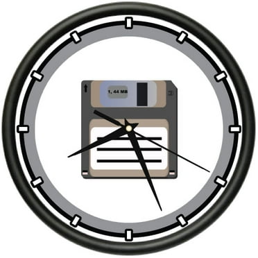 IT'S NOW TIME Wall Clock funny office late person procrastinate gift ...