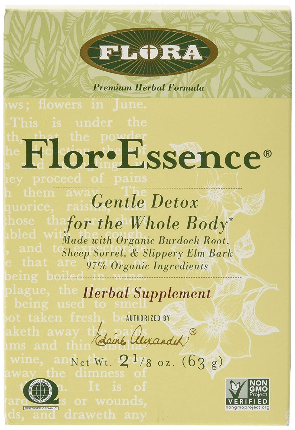FLORA - FlorEssence Dry Tea Blend, Gentle Detox & Cleanse for Gut ...