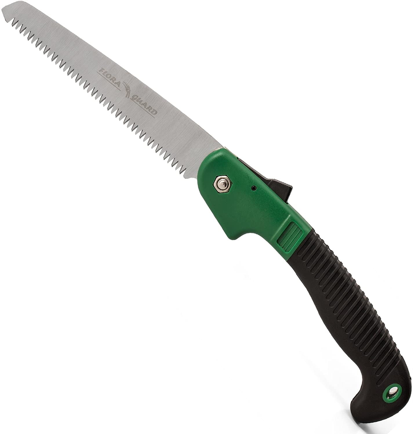 FLORA GUARD Folding Saw,Hand Pruning Saw with 7 inch Blade,Comfort Poly Grip with Safety Lock ...