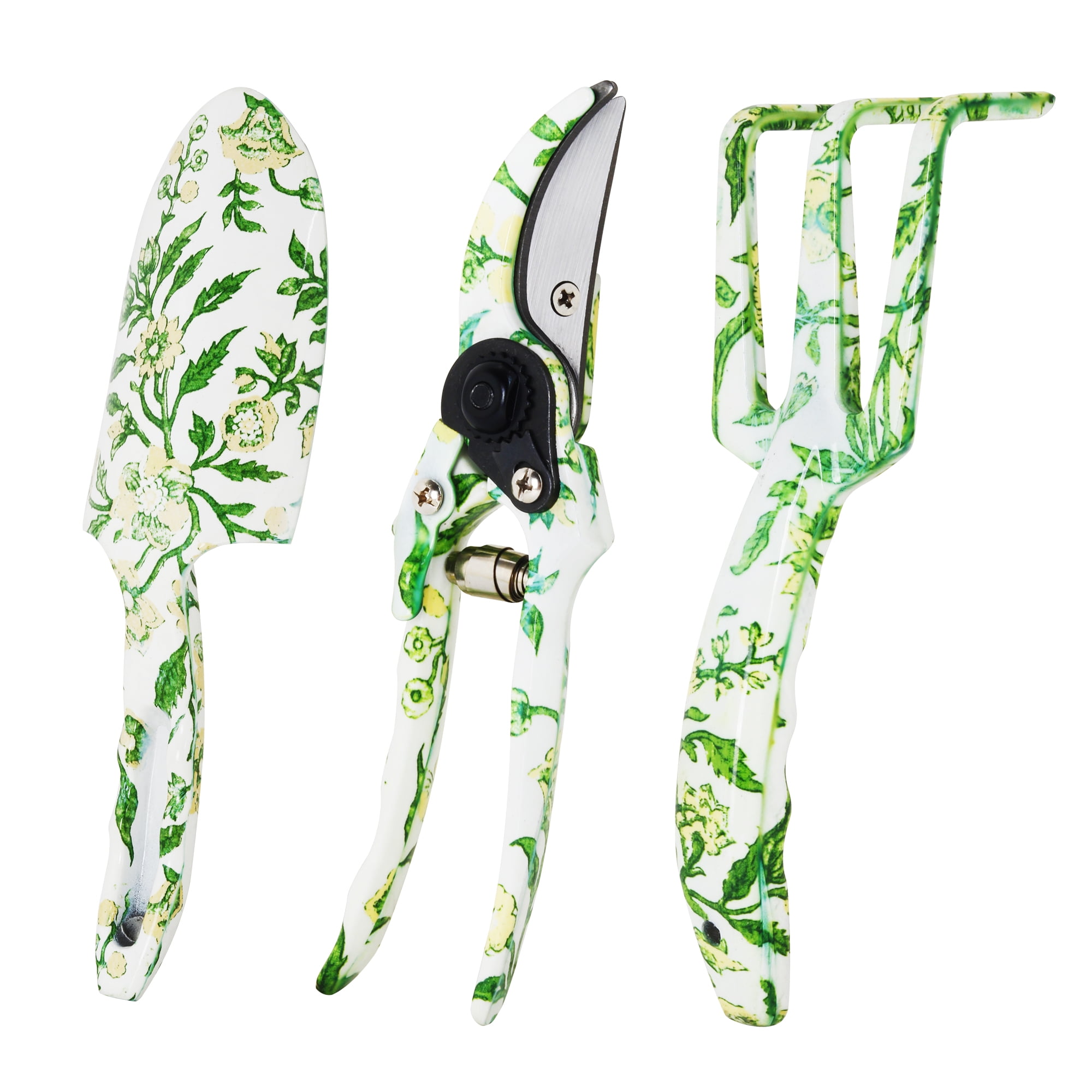 FLORA GUARD Garden Tool Set,3 Piece Aluminum Heavy Duty，Includes Trowel ...