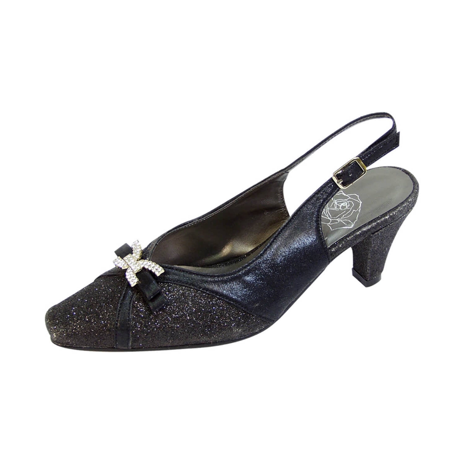 FLORAL Hanna Women's Wide Width Slingback Dress Shoes - Walmart.com