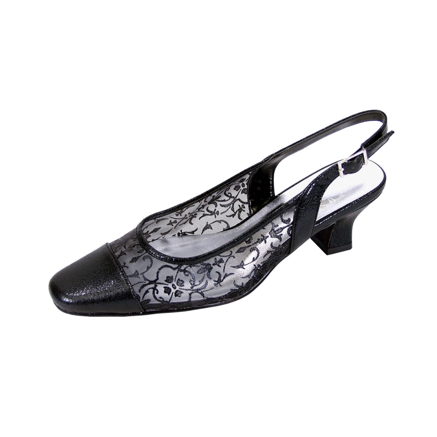 FLORAL Josie Women's Wide Width Nylon Mesh Slingback Dress Shoes ...