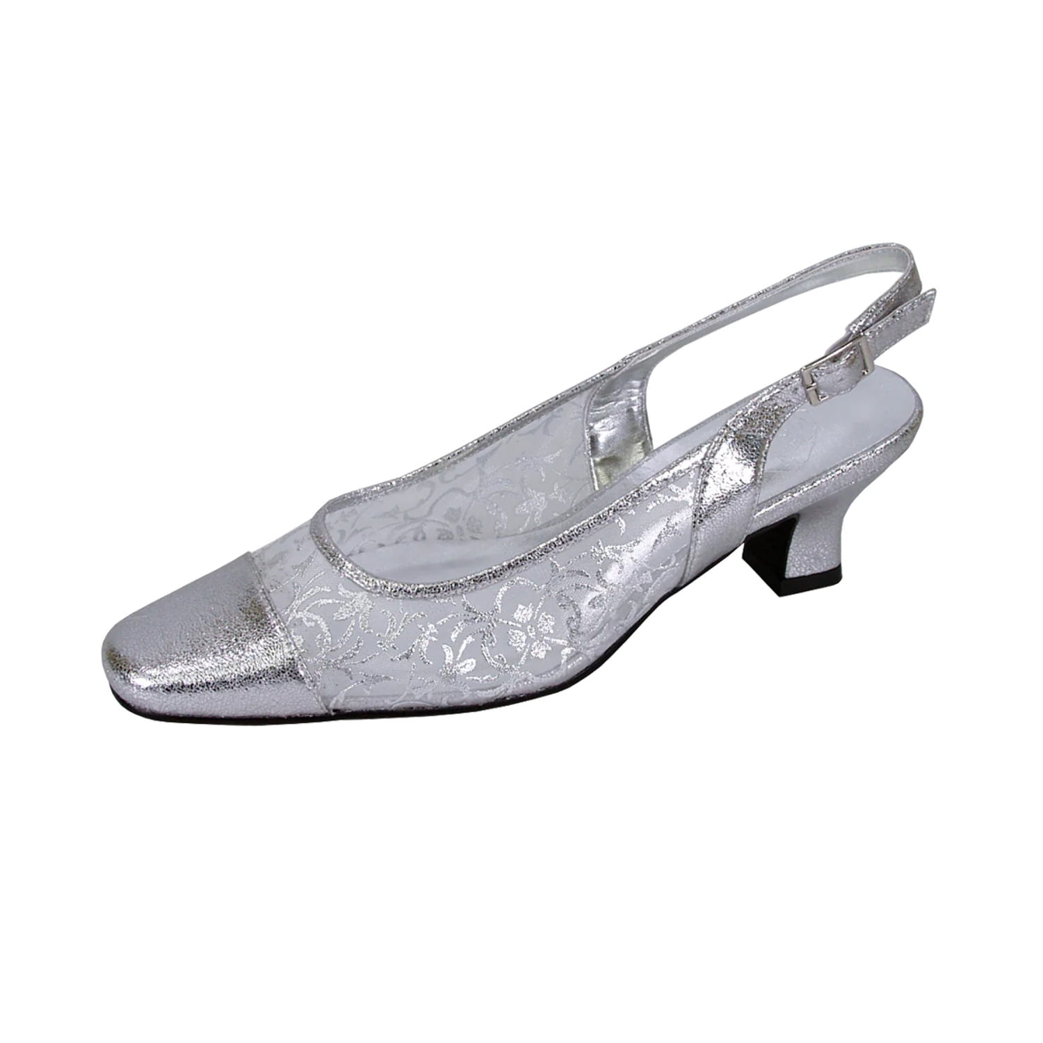 FLORAL Josie Women's Wide Width Nylon Mesh Slingback Dress Shoes ...