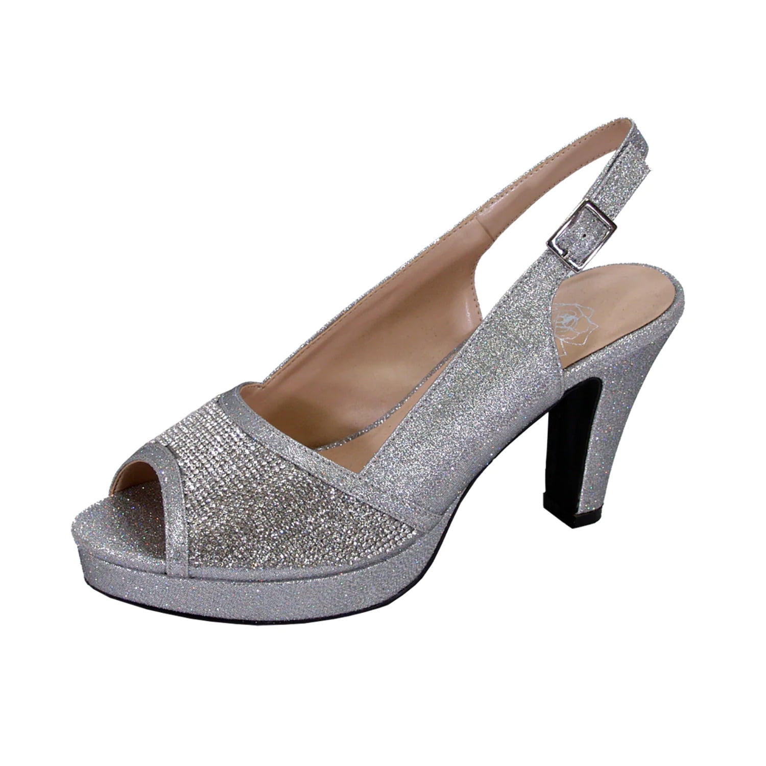FLORAL Nadia Women's Wide Width Slingback Dress Shoes - Walmart.com