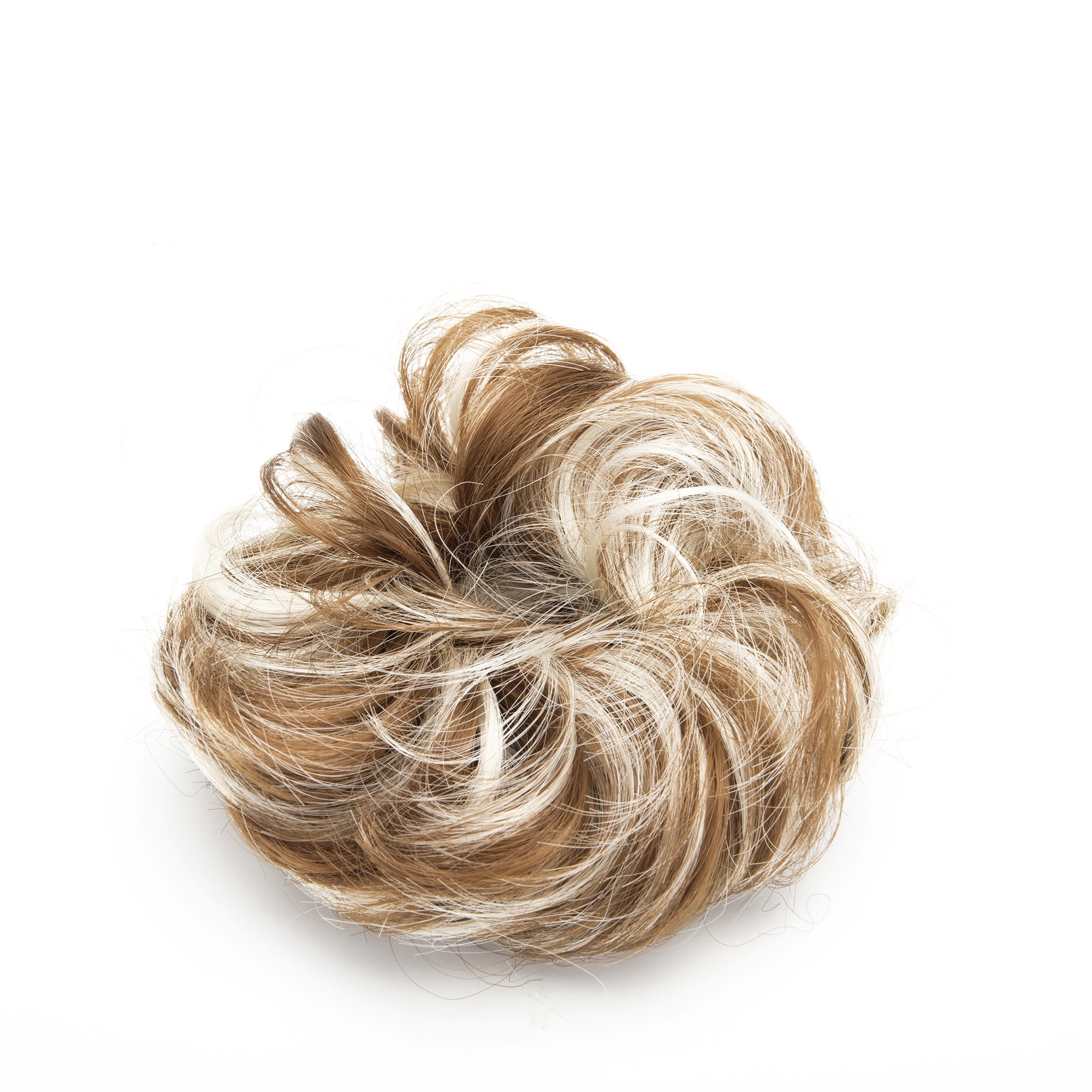 FLORATA Hair Bun Extensions Curly Messy Updo Donut Chignons Hairpiece ...