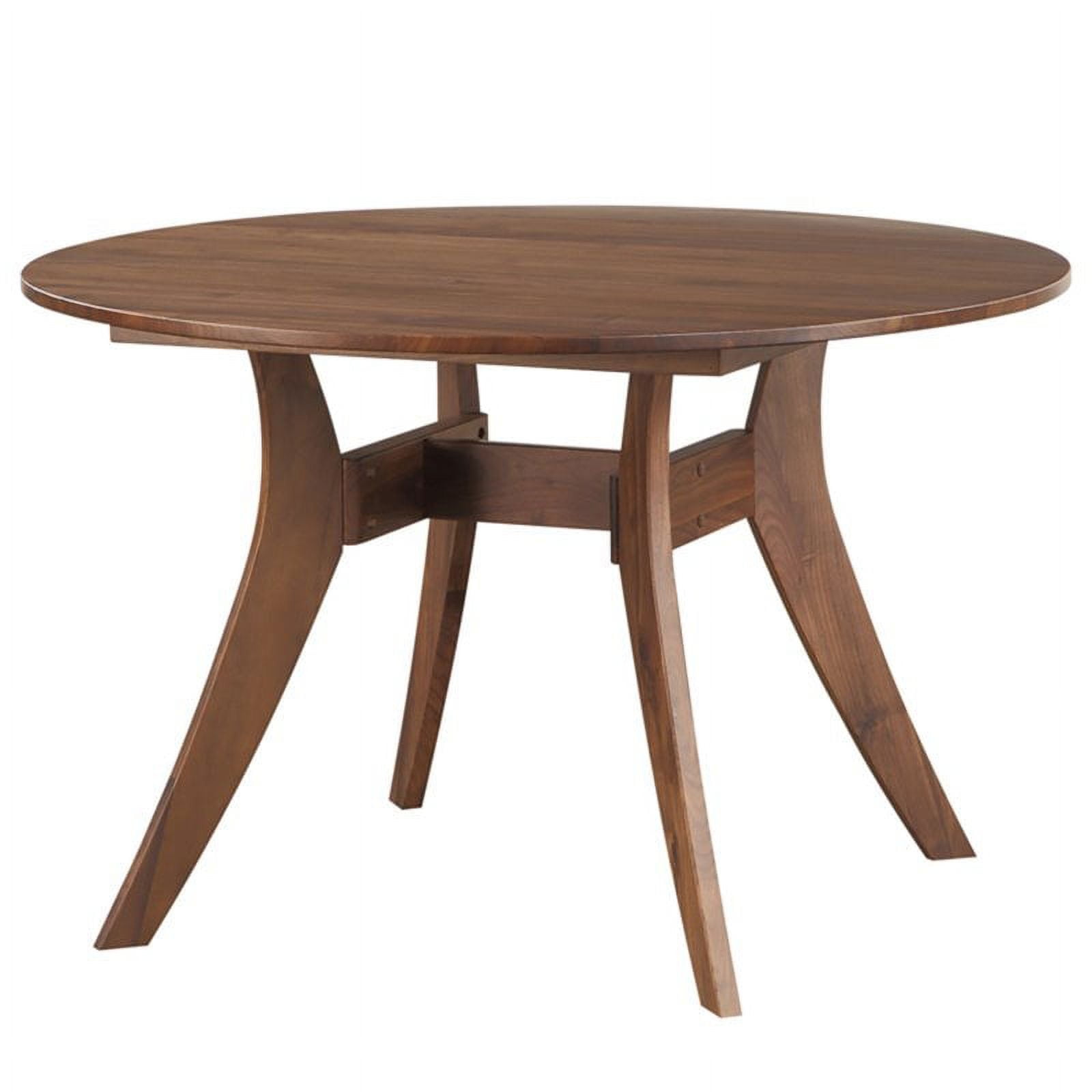 FLORENCE ROUND DINING TABLE WALNUT - Walmart.com