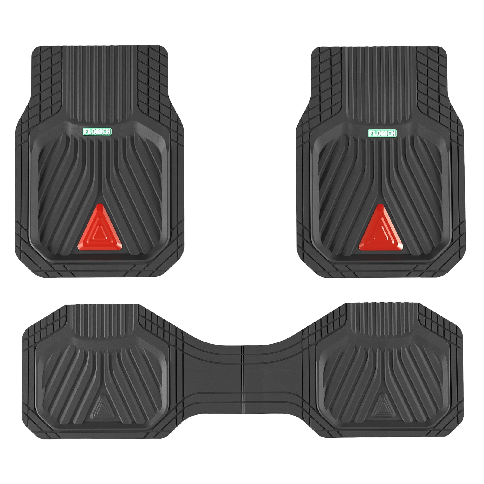 FLORICH Car Floor Mats, Heavy Duty Floor Mats for Cars, 3 Piece All ...